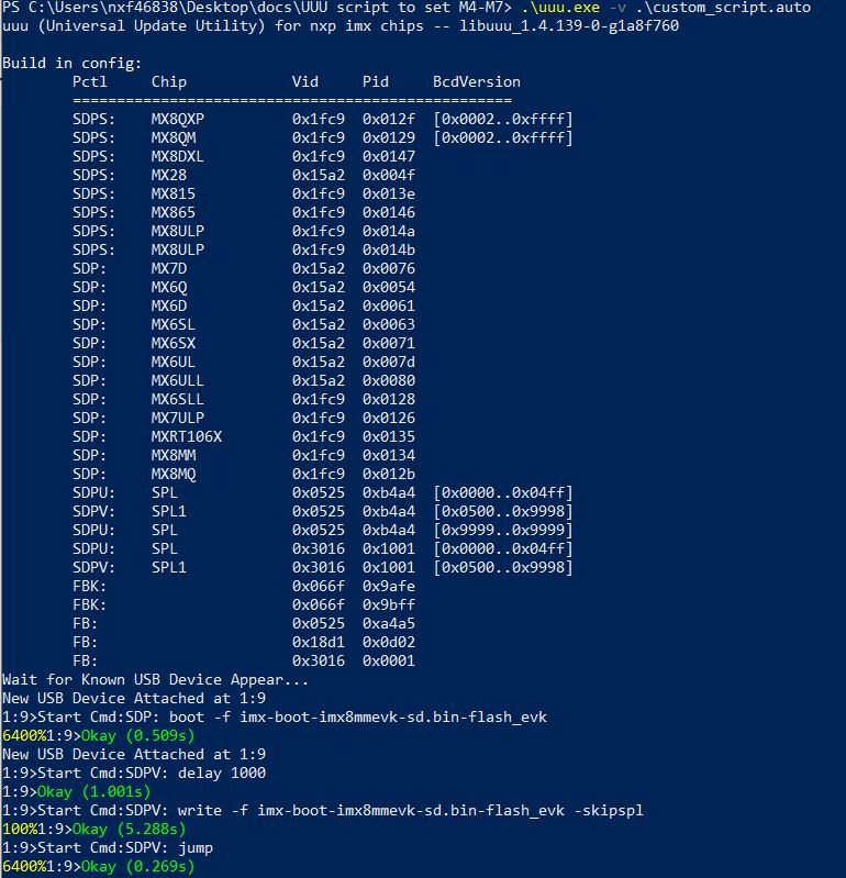 Creating and running a custom script for UUU - NXP Community