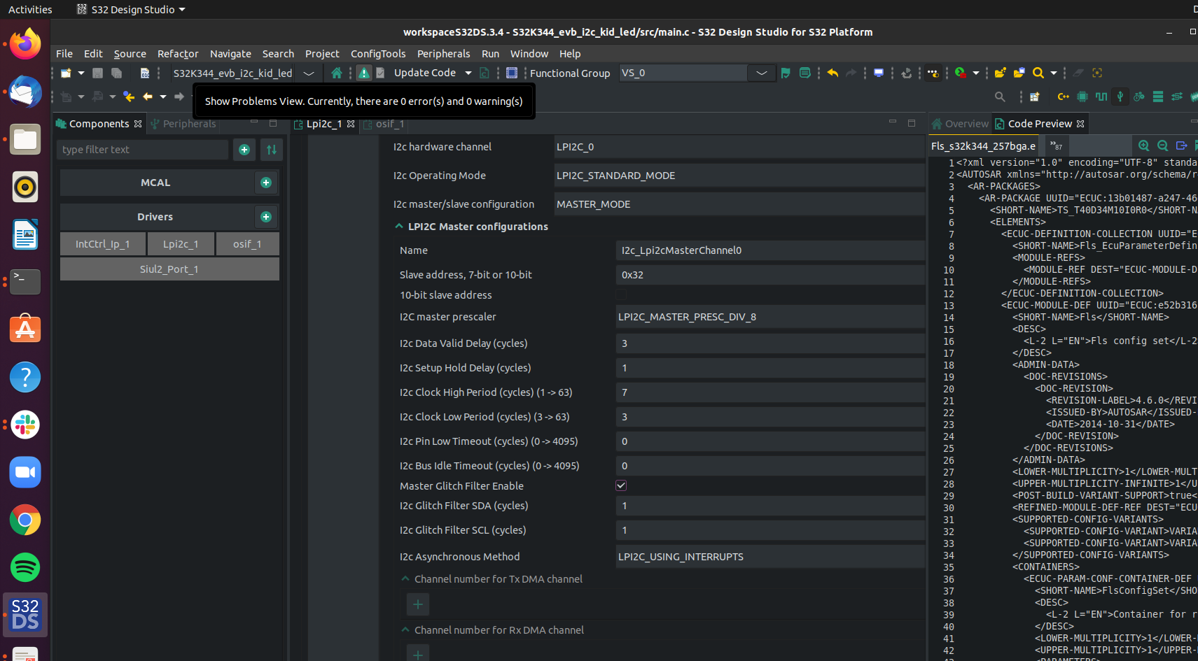 Solved: Problems with Lpi2c_Ip_MasterConfig and Lpi2c_Ip_SlaveState ...