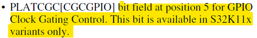 Solved: S32K148 GPIO output privileged access - NXP Community