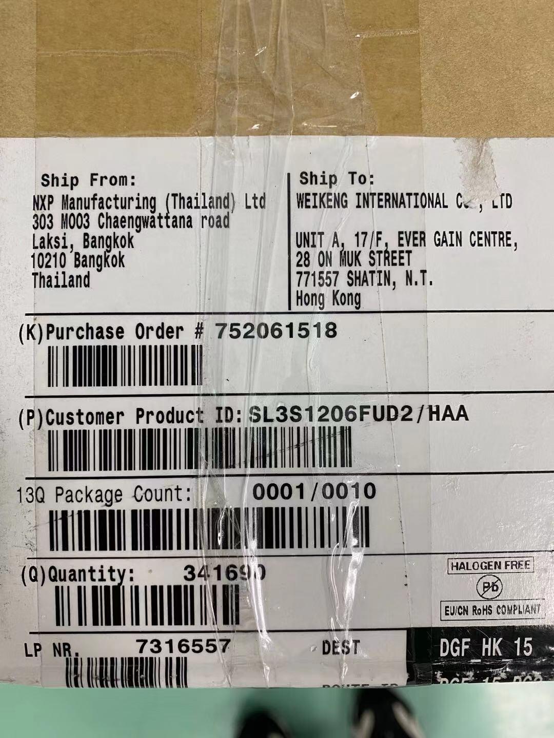 How get the top marking/trace code of SL3S1206FUD2 - NXP Community