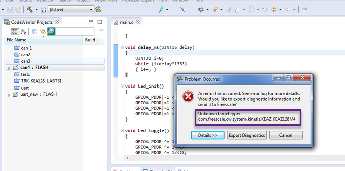 Code Flashing error - NXP Community