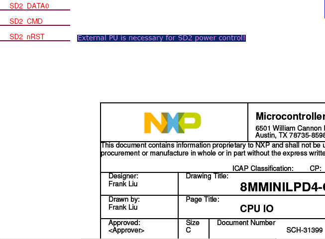 IMX8 Mini: run microSD2 without reset pull-up - NXP Community