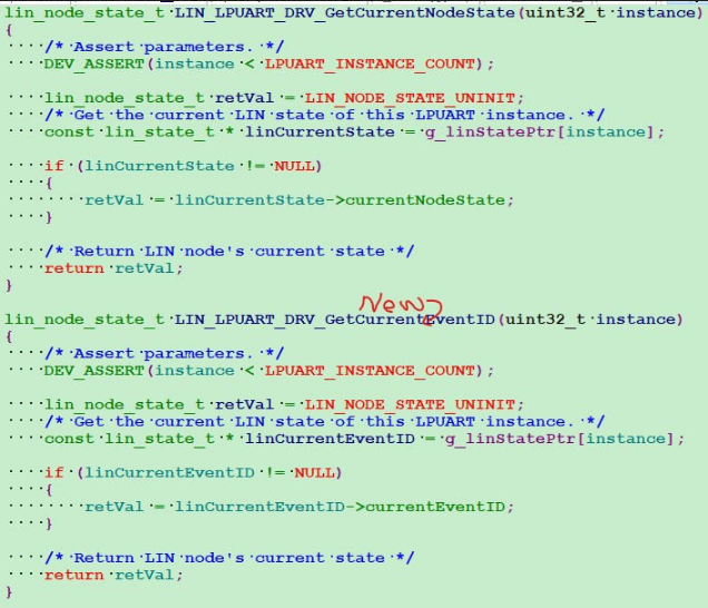 Response error for LIN communication - NXP Community