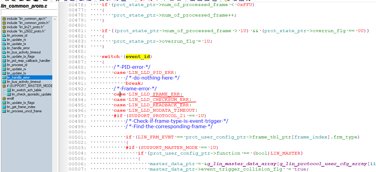 Response error for LIN communication - NXP Community