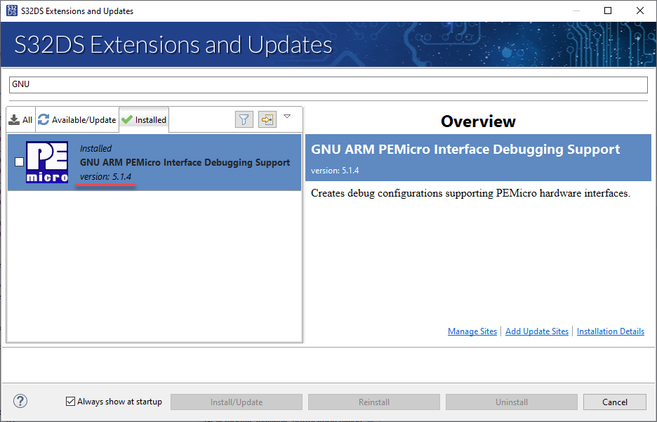 GDB PEMicro debugging Interface not listed - NXP Community