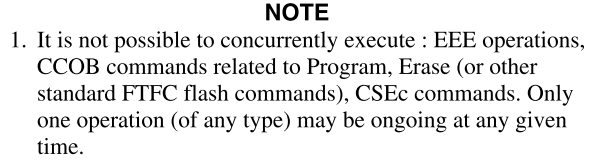 Solved: Flash Command and CSEc Command - NXP Community