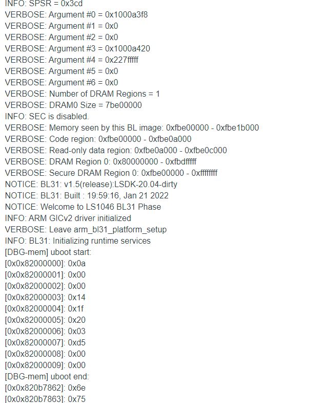 Solved: ls1046a: long time to load/print uboot! - NXP Community