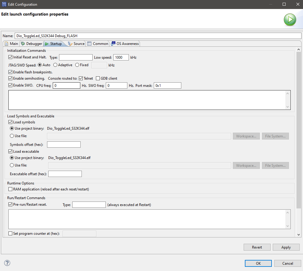 S32K344 debugging with Segger J Link and S32DS - NXP Community