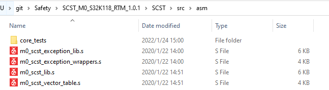 How to use "S32K11 Cortex M0+ Core Self-Test Software" package to ...