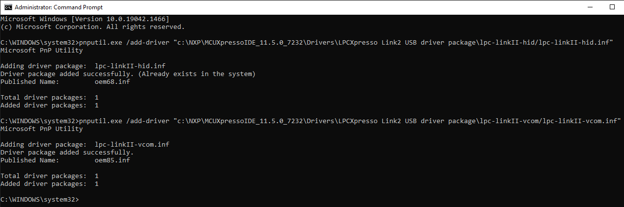 LPCXpresso55S69 debugger not open in Windows11 (MC... - NXP Community