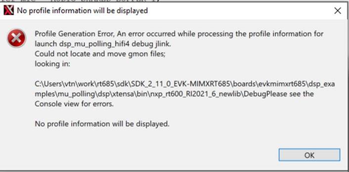 Solved: Getting the cycles count in hifi4 of RT600 - NXP Community