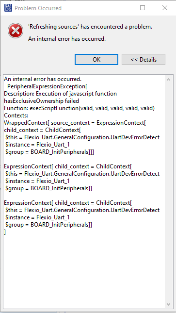 S32Design Studio Error when adding Flexio_Uart driver - NXP Community