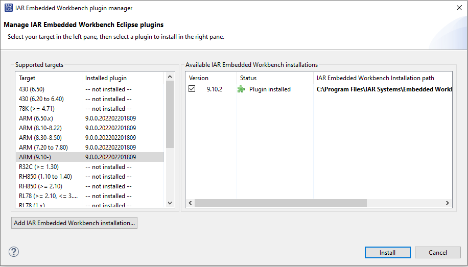 HOWTO : Install IAR Eclipse plug-in into S32 Design Studio 3.4 - NXP Community