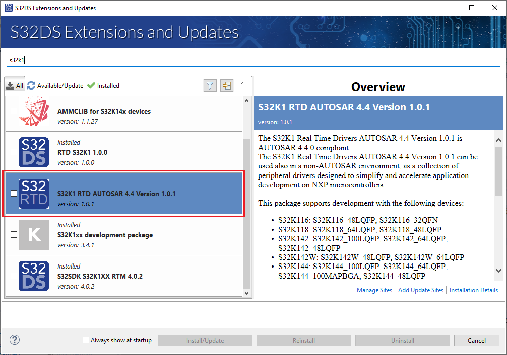 S32Design Studio Error when adding Flexio_Uart driver - NXP Community