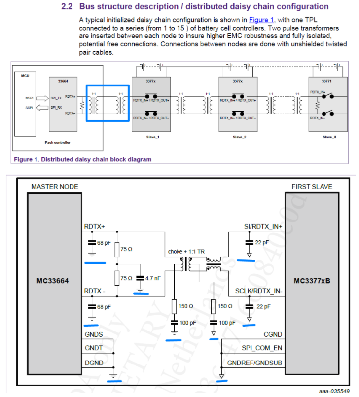 Query regarding MC33771C in centralized Architecture BMS - NXP Community
