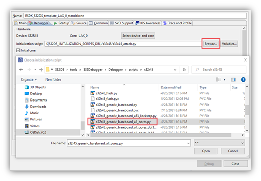HOWTO: Debugging LAX on S32R45 Using S32 Debugger - NXP Community