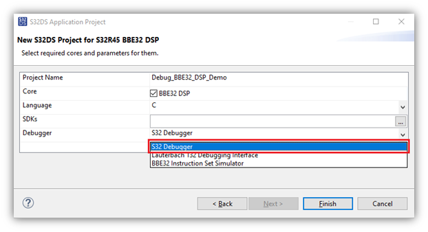 HOWTO: Debugging BBE32 DSP on S32R45 Using S32 Debugger - NXP Community