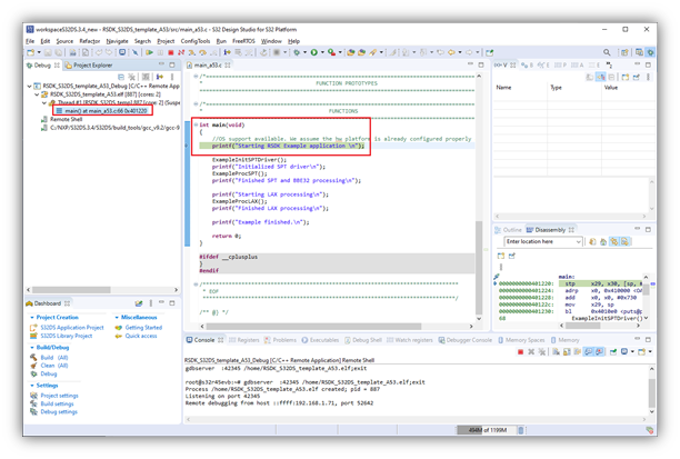 HOWTO: Debugging BBE32 DSP on S32R45 Using S32 Debugger - NXP Community