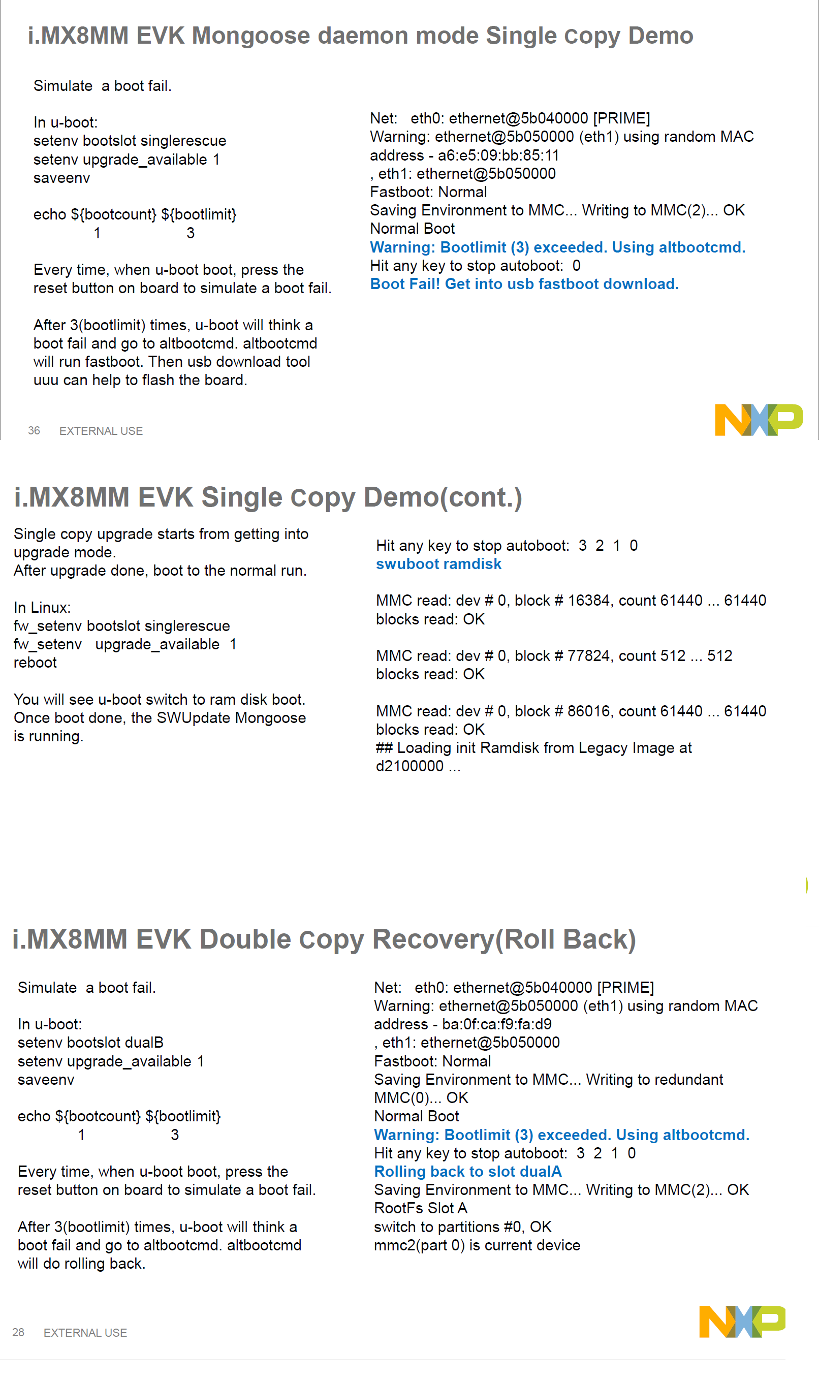 linux recovery mode - NXP Community