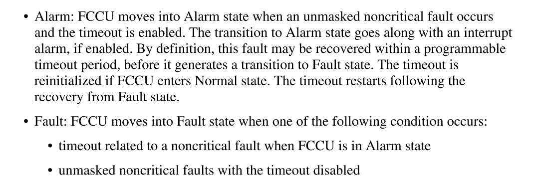 ALARM and NMI reaction in FCCU - NXP Community