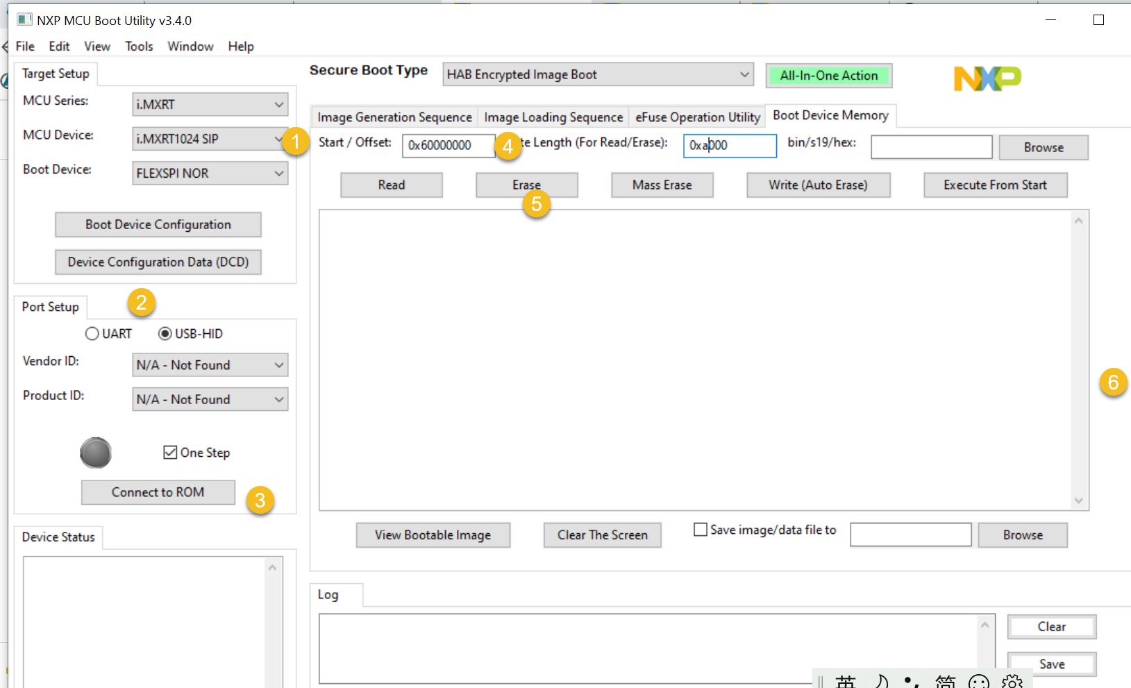imx rt 1024: Target error from Commit Flash write: Nn(05). Wire ACK Fault in DAP access - NXP ...