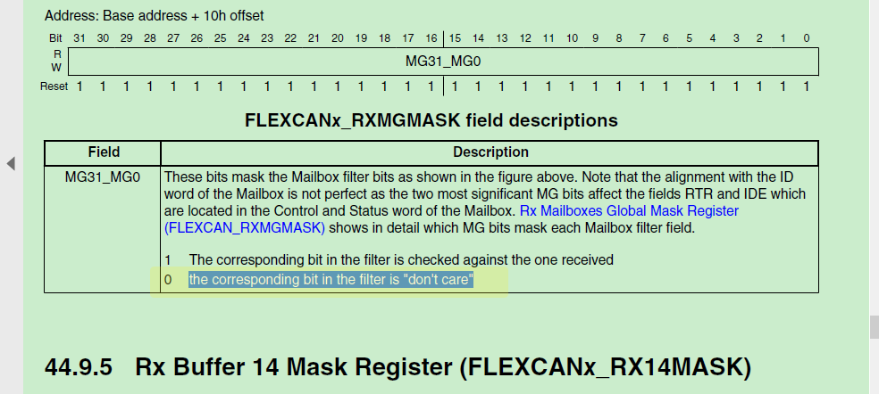 FLEXCAN unique ID filtering in iMX-rt1050 - NXP Community
