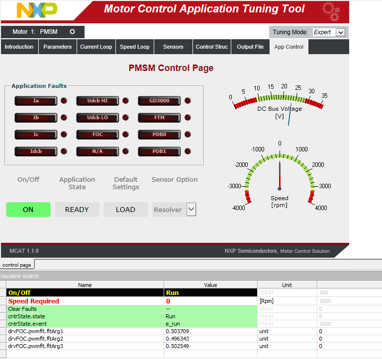 MPC5775E 3phase motor control kit - Freemaster - NXP Community