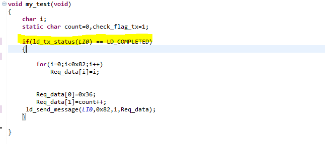 Solved: Problem in sending array data using ld_send_message() function. - NXP Community