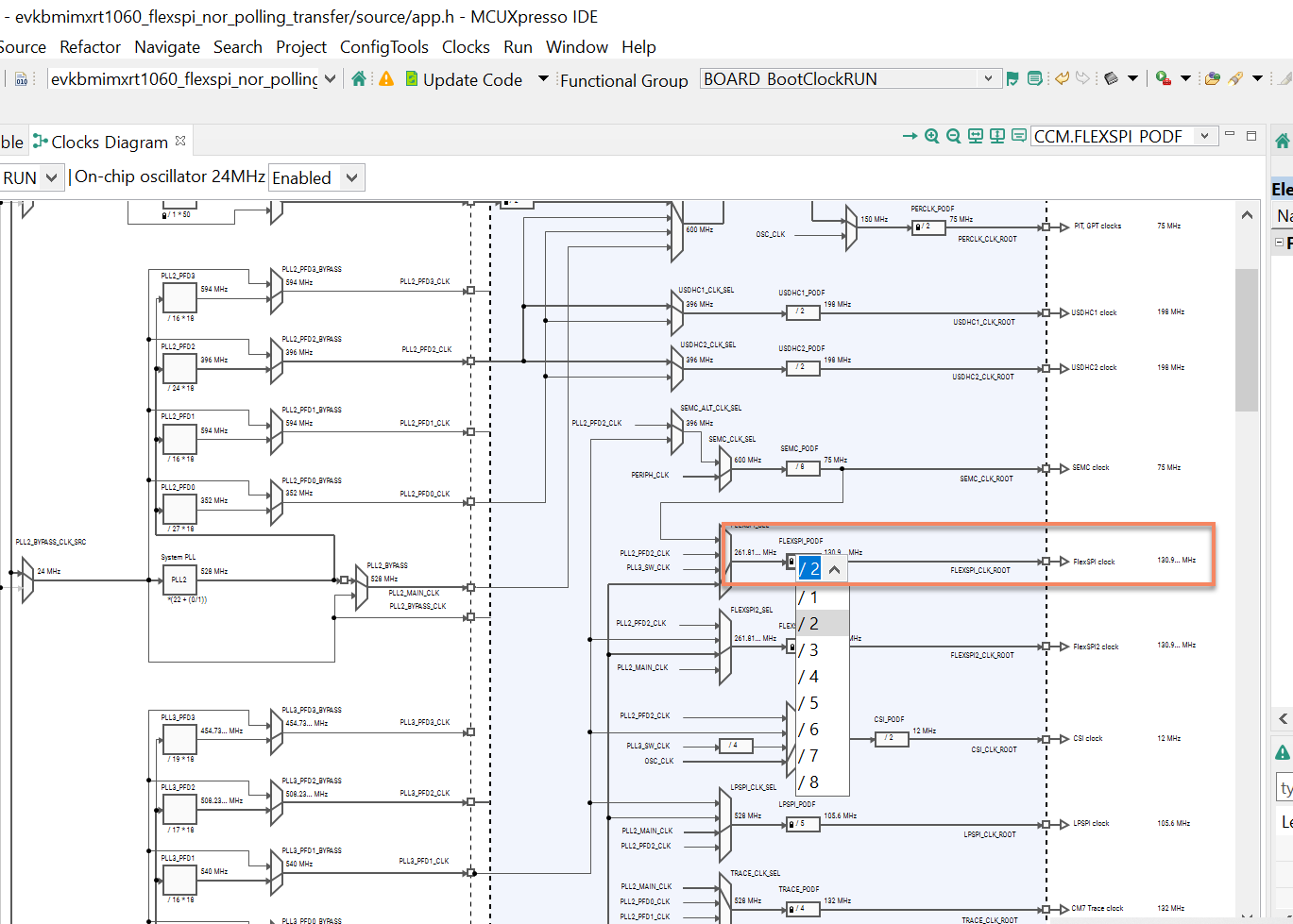 FLEX SPI frequency set - NXP Community