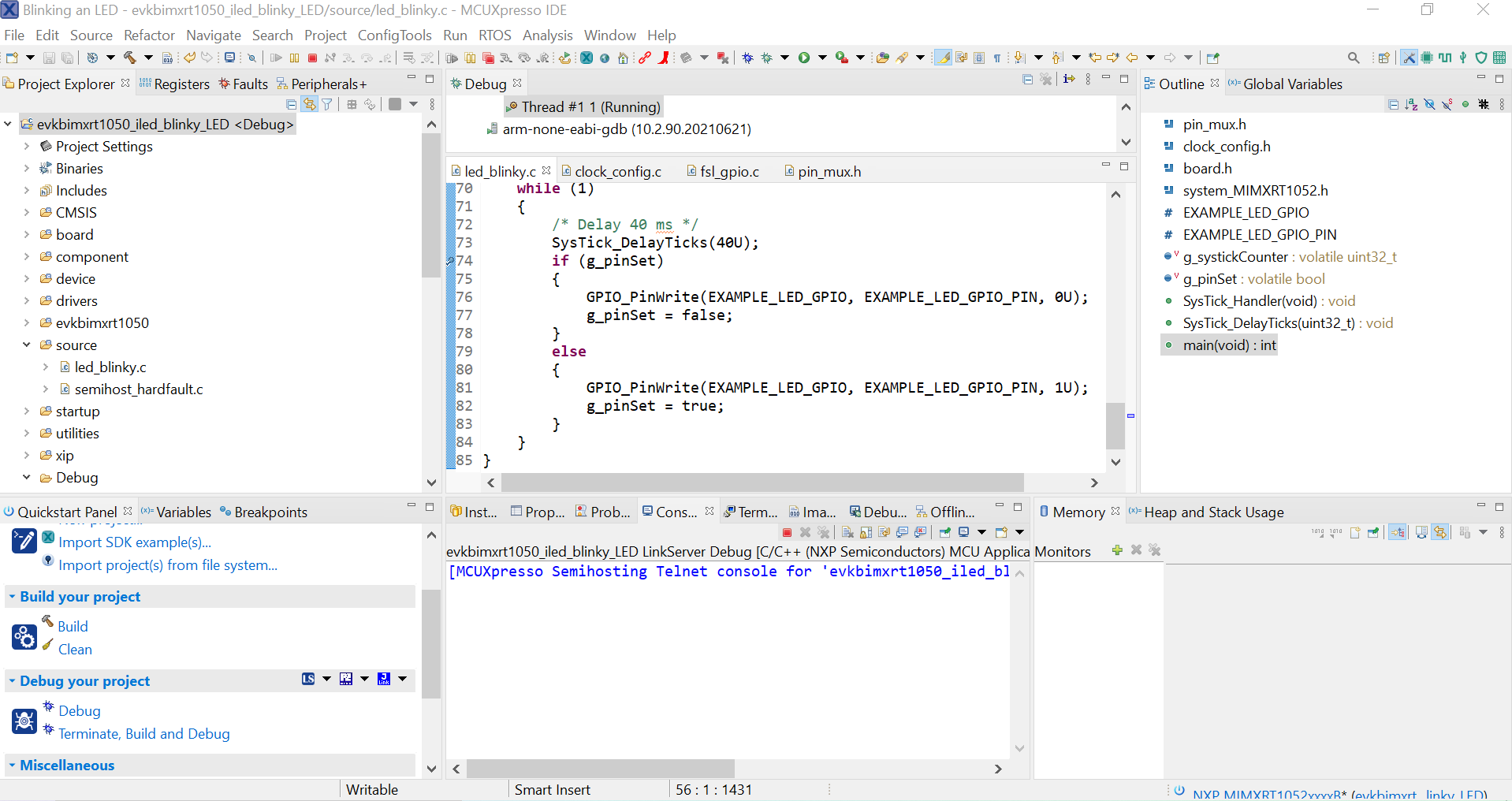 Solved: Re: Uploading to and executing from SDRAM on the i.MX RT1050 ...