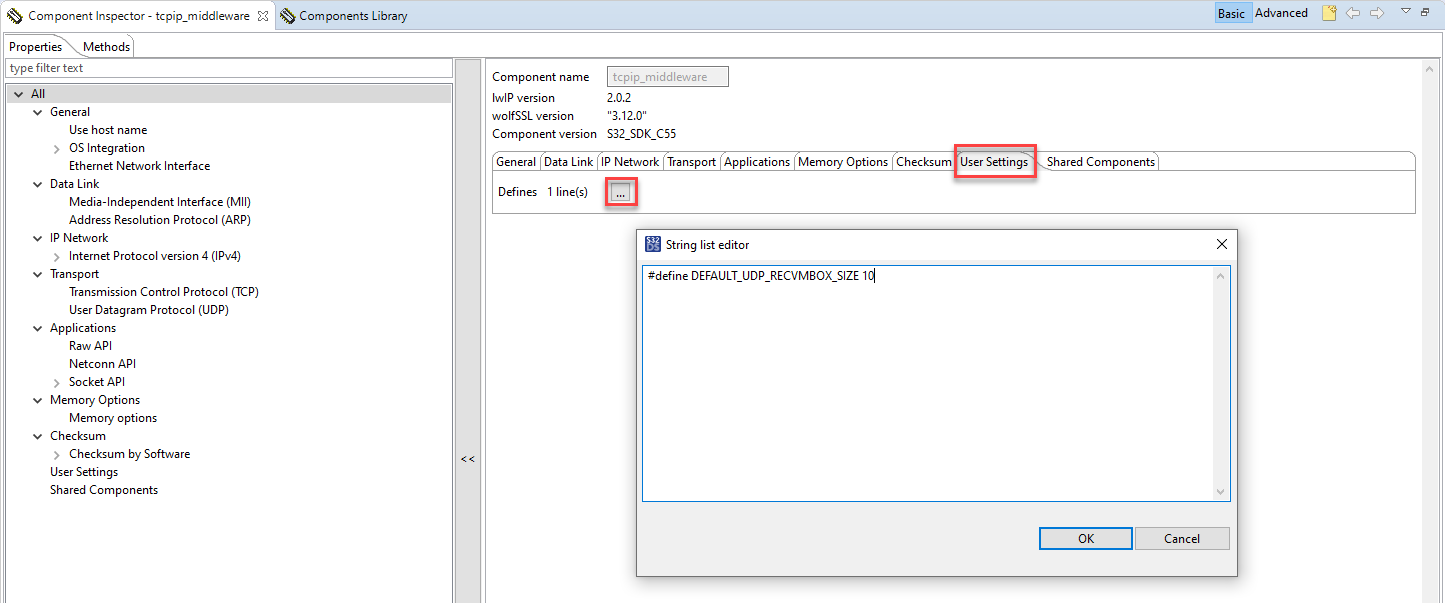 how do you change TCPIP_MBOX_SIZE in LWIP in S32 Design Studio - NXP ...