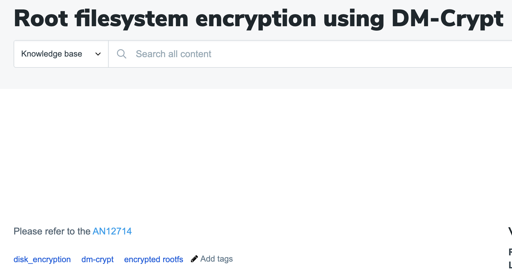 Need Root-filesystem-encryption-using-DM-Crypt document - NXP Community