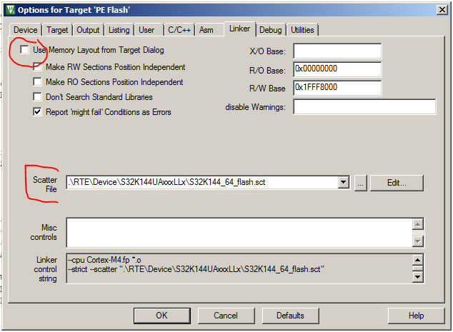 In Keil S32K144 Undefined symbol refered from startup.o - NXP Community