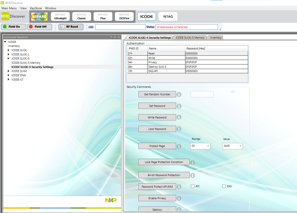 How to test SLIX-S security features with NFC Cockpit - NXP Community