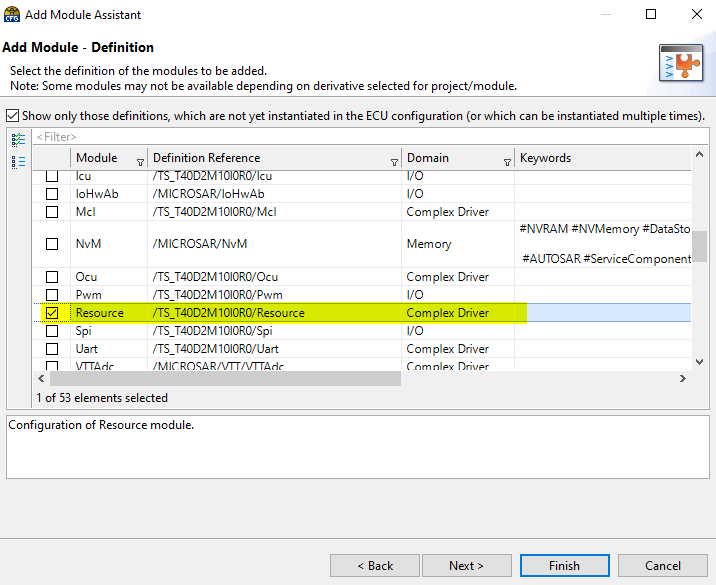 Solved: EB Tresos error when configuring MCAL (RTD) components with Vector DaVinci Configurator ...
