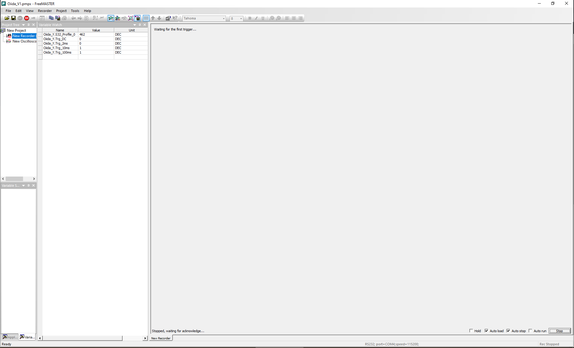 Solved: FreeMASTER 3.0 Problem with the Recorder - NXP Community