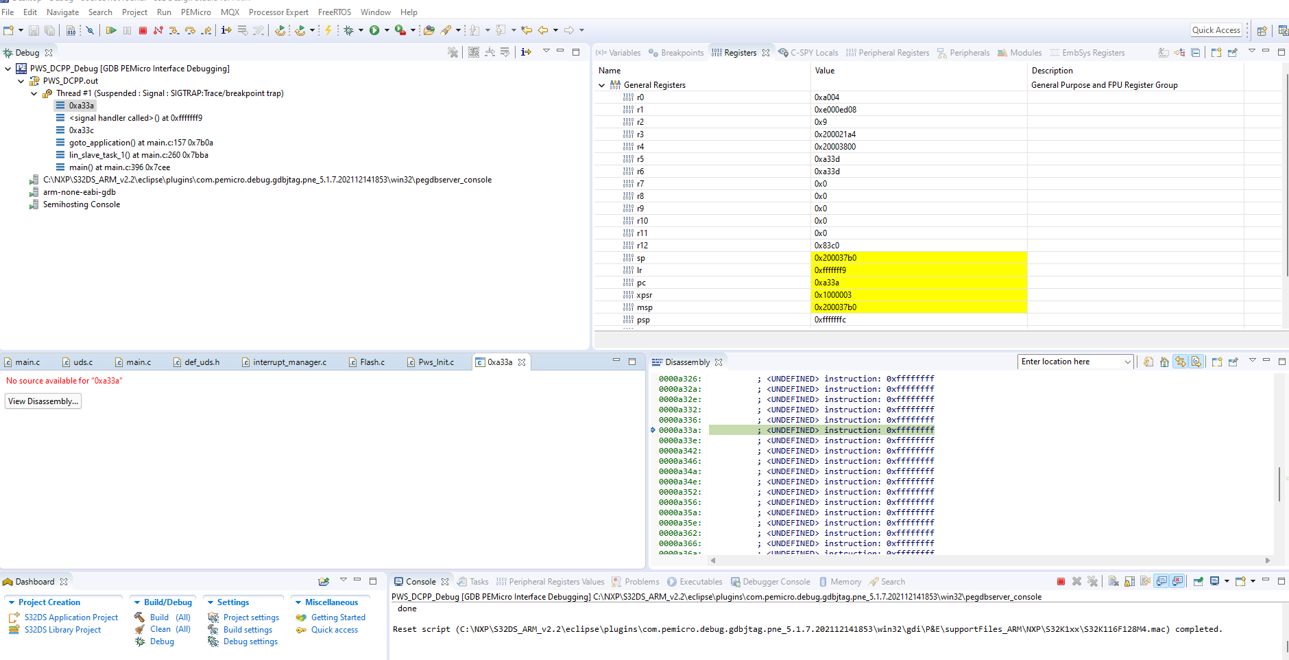 Solved Bootloader To Application Jump Issue In S32k116 Nxp Community