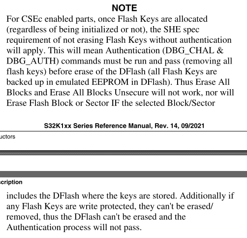 Solved: FLASH_DRV_EraseAllBlock not working in S32K144 - NXP Community
