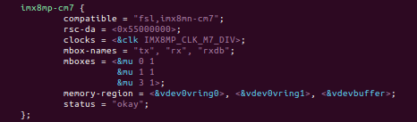 i.MX8MP : RPMSG increase Vring Buffer Size to run M7 binary - NXP Community