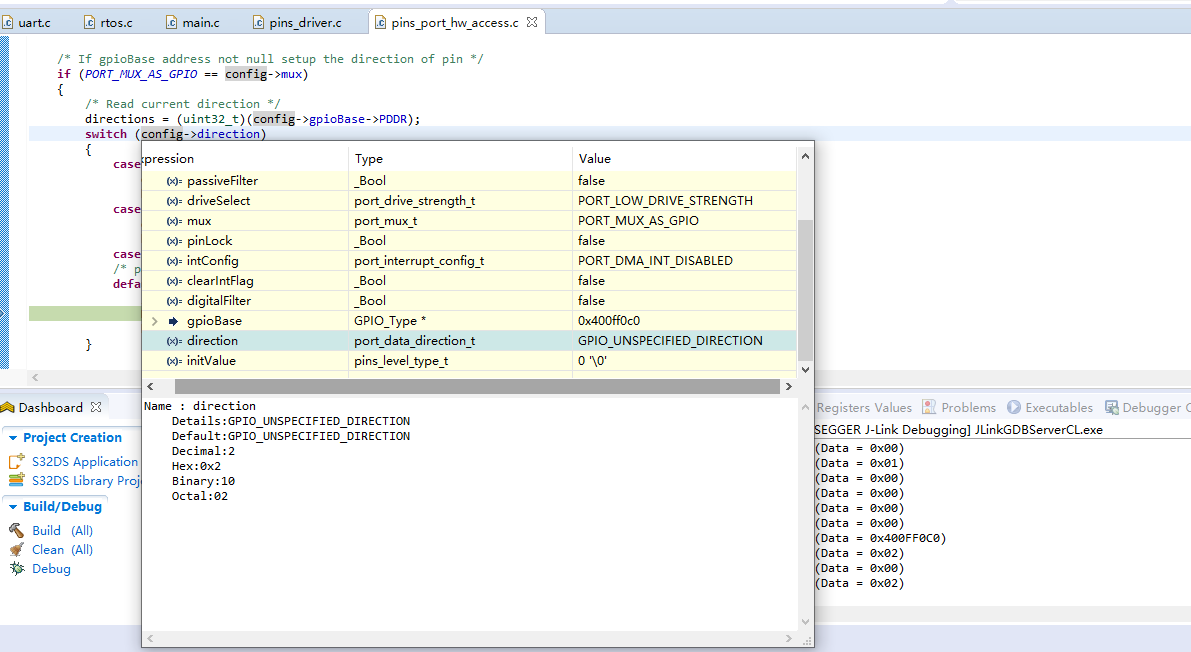 Some Problem when use PINS_DRV_Init function in FreeRTOS - NXP Community