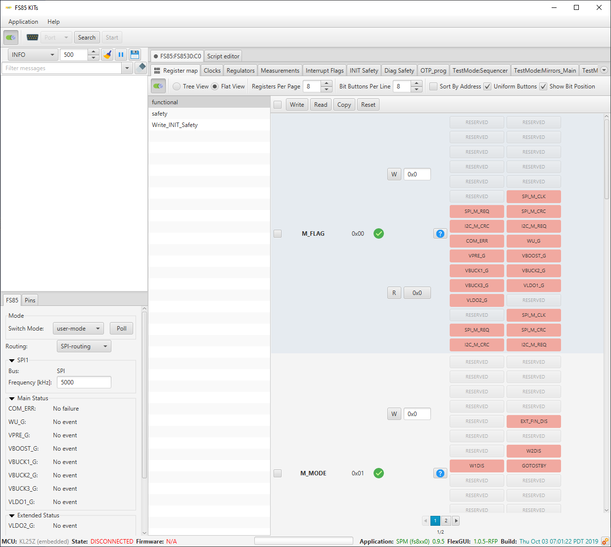FlexGUI won't connect to KITFS85FRDMEVM Windows 10 - NXP Community