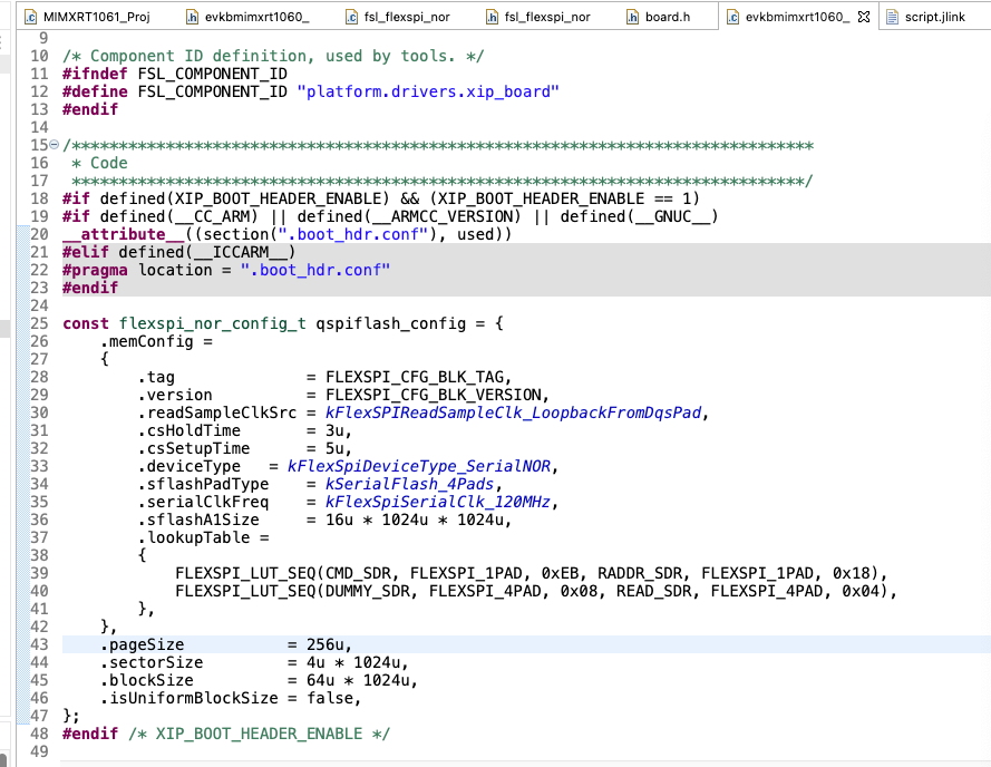 Solved: MIMXRT1061CVL5B QSPI flash BOOT - NXP Community