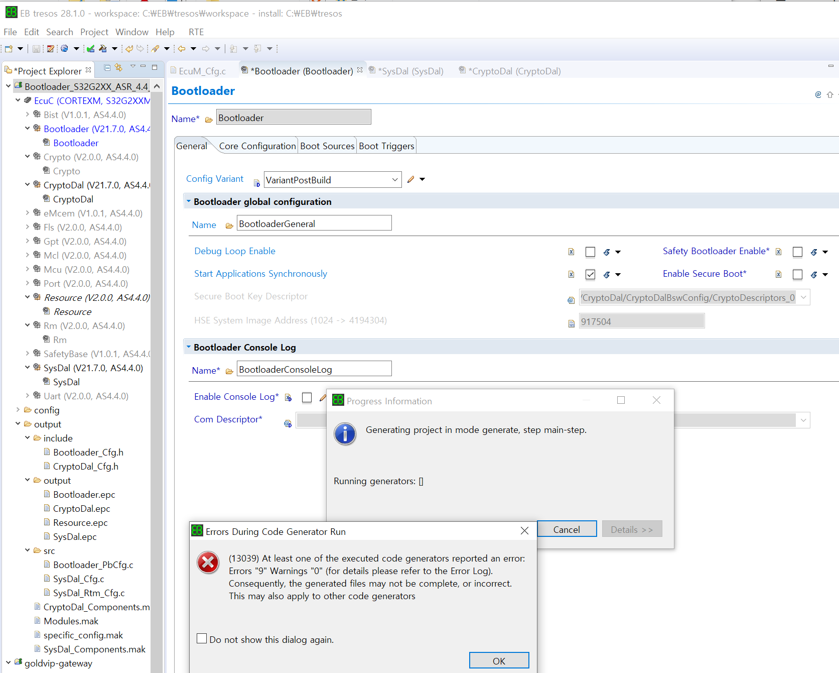 how to fix bootloader plugin error. - NXP Community