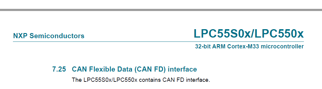 Solved: LPC550x CAN 2.0 vs CAN-FD - NXP Community