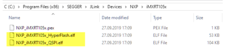 error while trying to download the code to imxrt1052 using quad spi. how to fix this issue ...