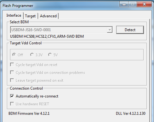 Solved: USBDM HCS12 flashing and mass erase not working on MC9S12UF32 - NXP Community