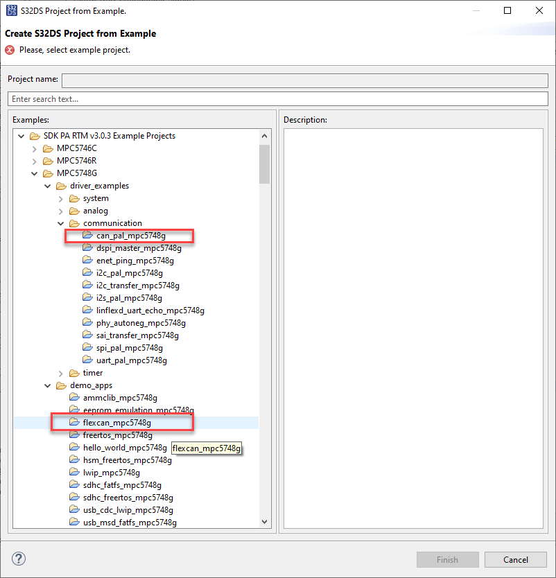 MPC5748G FlexCan Receive Example not receiving data - NXP Community
