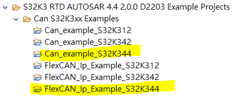 Solved: s32k344 CAN bus sample code hard fault issue. - NXP Community