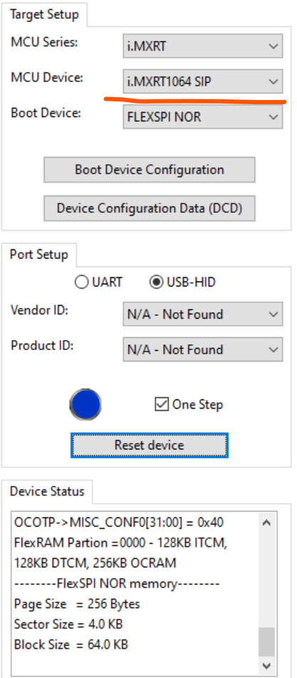 iMXRT1064 EVK doesn't enumerate with VID 0D28 and PID 0204 - NXP Community