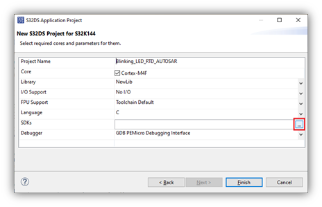 HOWTO: Create a Blinking LED example project using S32K1xx RTD with AUTOSAR - NXP Community